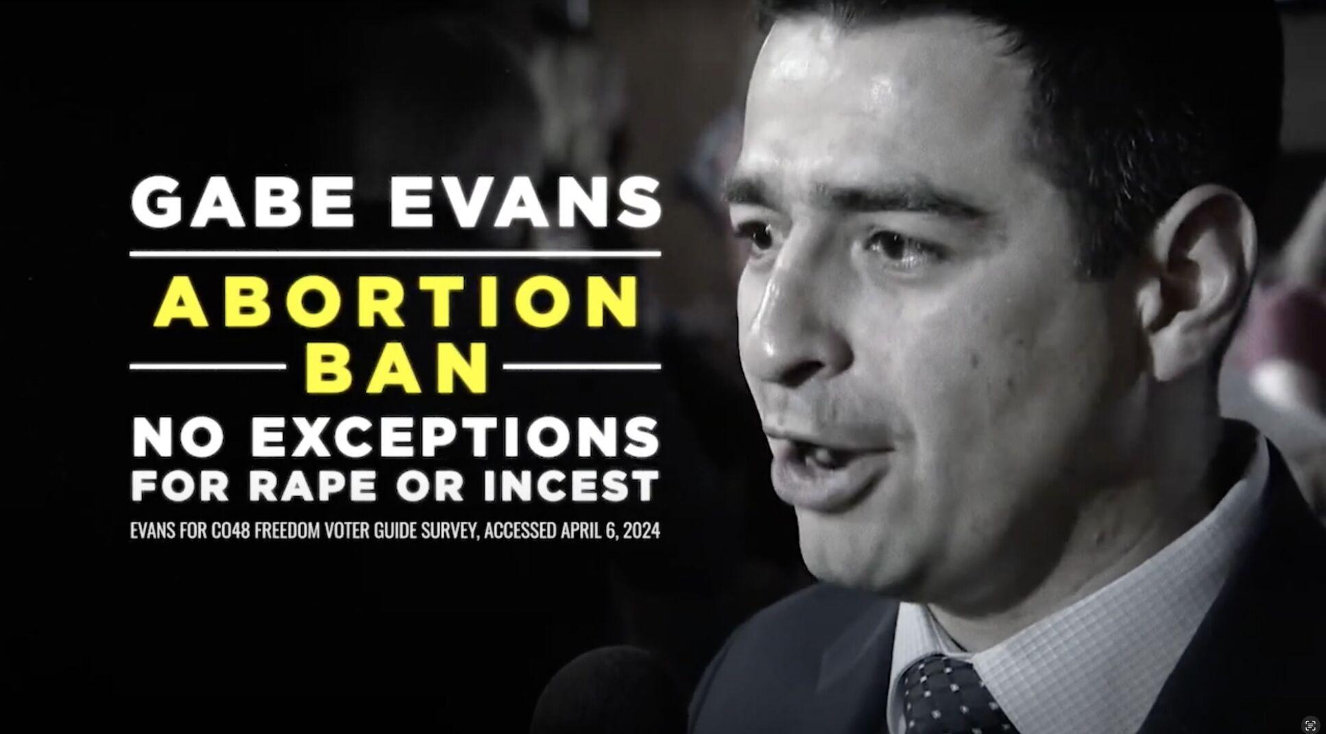 Democratic Group Blasts Colorado Republican Gabe Evans Over His Support