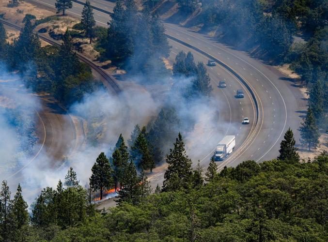 Human-caused fire in Rowena burns homes, leads to traffic gridlock ...
