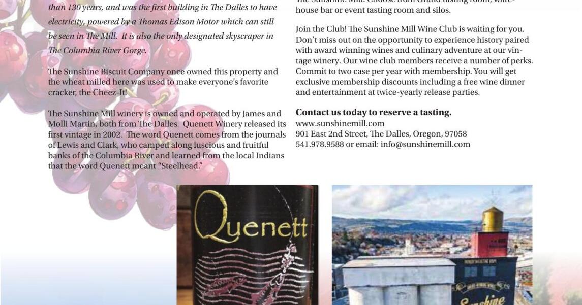 Wines of the Gorge Spring 2025 | Wine Guide | columbiagorgenews.com