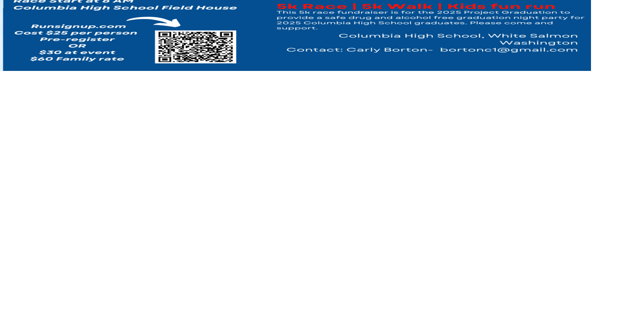 CHS Project Graduation hosting 5K run/walk | Sports | columbiagorgenews.com