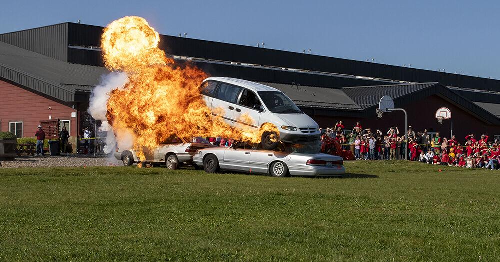Stuntman visits Horizon Christian | News | columbiagorgenews.com