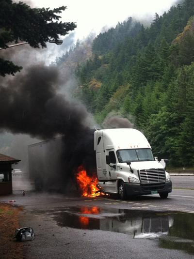 Cascade Locks FD responds to truck blaze and ’suspicious’ structure ...