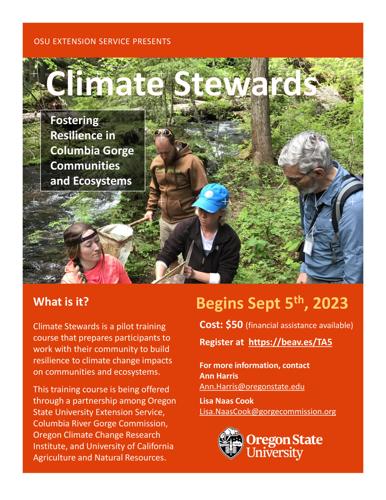 Climate Stewards training course starts Sept. 5: Registration now open ...