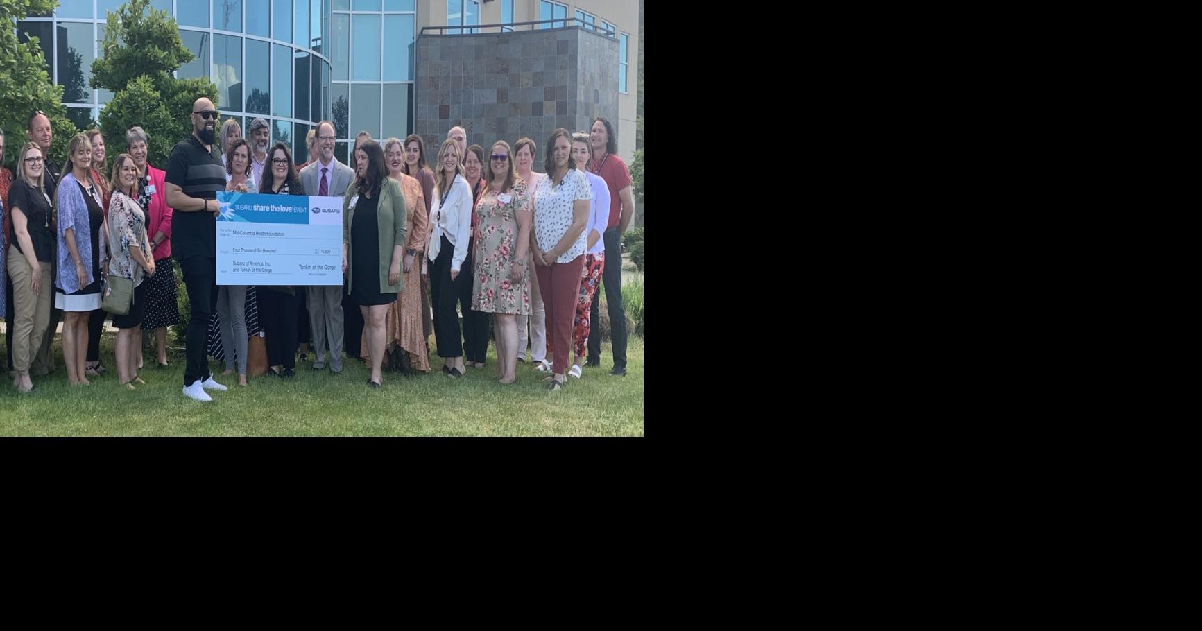Tonkin Subaru of The Gorge ‘Shares the Love’ with Celilo Cancer Center ...