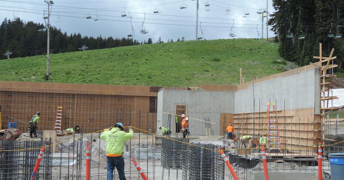 Sahale Lodge rising at Meadows: ‘Butterfly roof’ building on track for ...