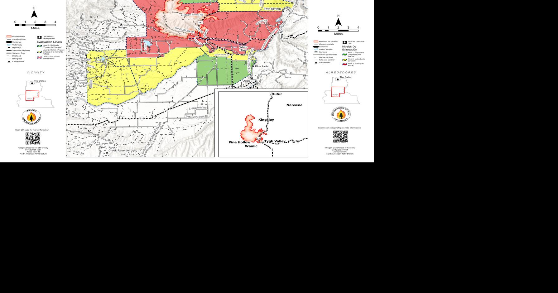 Larch Creek Fire evacuations expand | Free News | columbiagorgenews.com