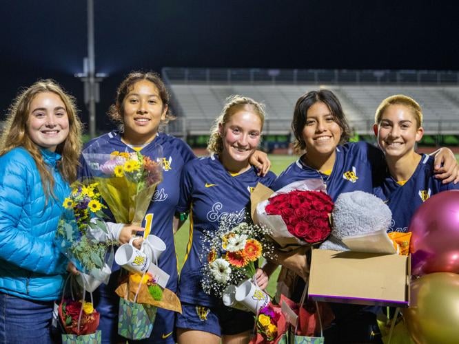 Festive senior night marks end to Eagles’ girls soccer season ...