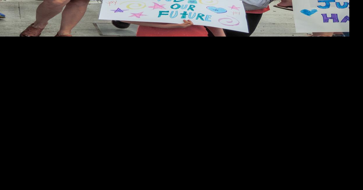 ‘Red For Ed’ march and rally draws 300 | News | columbiagorgenews.com