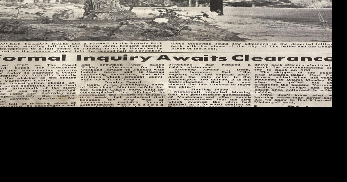 This week in history: Nov. 19-26, 2025 | Gorge Life | columbiagorgenews.com