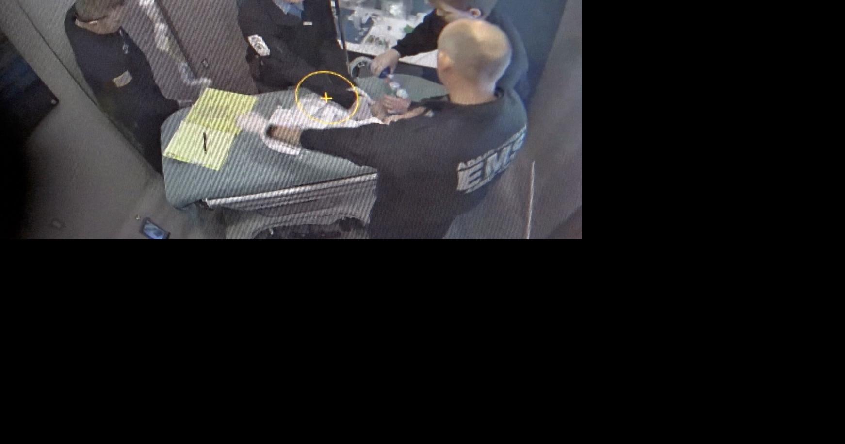 A monitor in the control room shows Adair County EMS workers | News ...