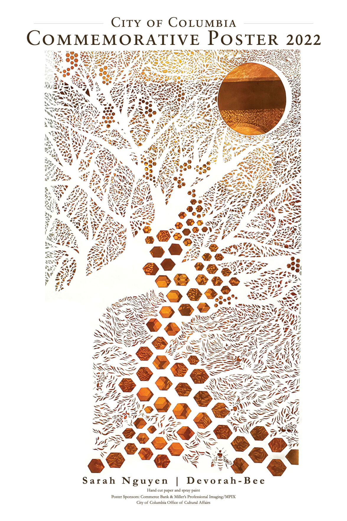 City unveils paper-cutting art 'Devorah-Bee' as 2022 commemorative ...