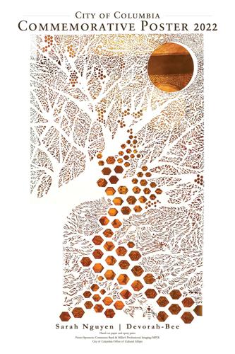 City unveils paper-cutting art 'Devorah-Bee' as 2022 commemorative ...