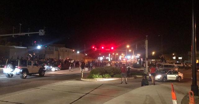 UPDATE: Protesters block intersection at Providence and Broadway ...