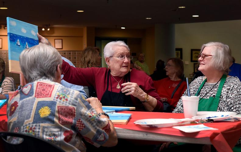 Art class bring residents together to paint and enjoy art works | News ...