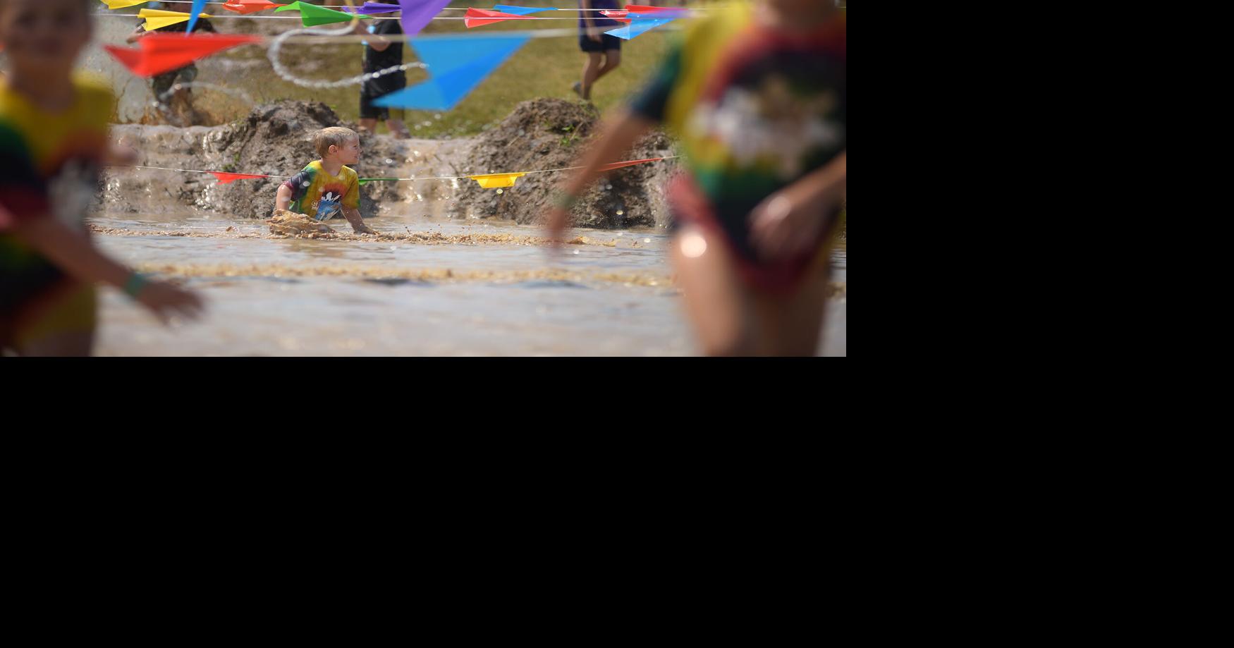 Children stomp, slide and swim through Splat! Jr. Mud Run | News ...