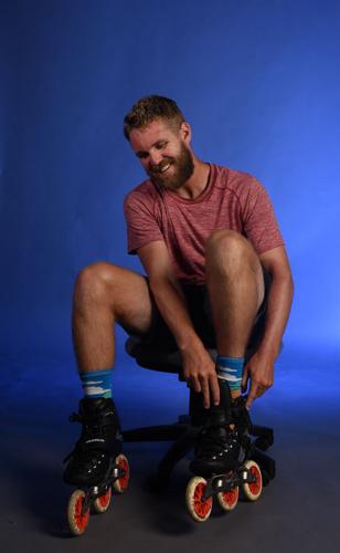 Fundraising rollerblader wants to 'level the playing field' for ...