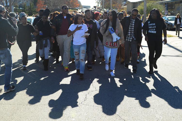 Concerned Student 1950 leads peaceful 'We Are Not Afraid' march through ...