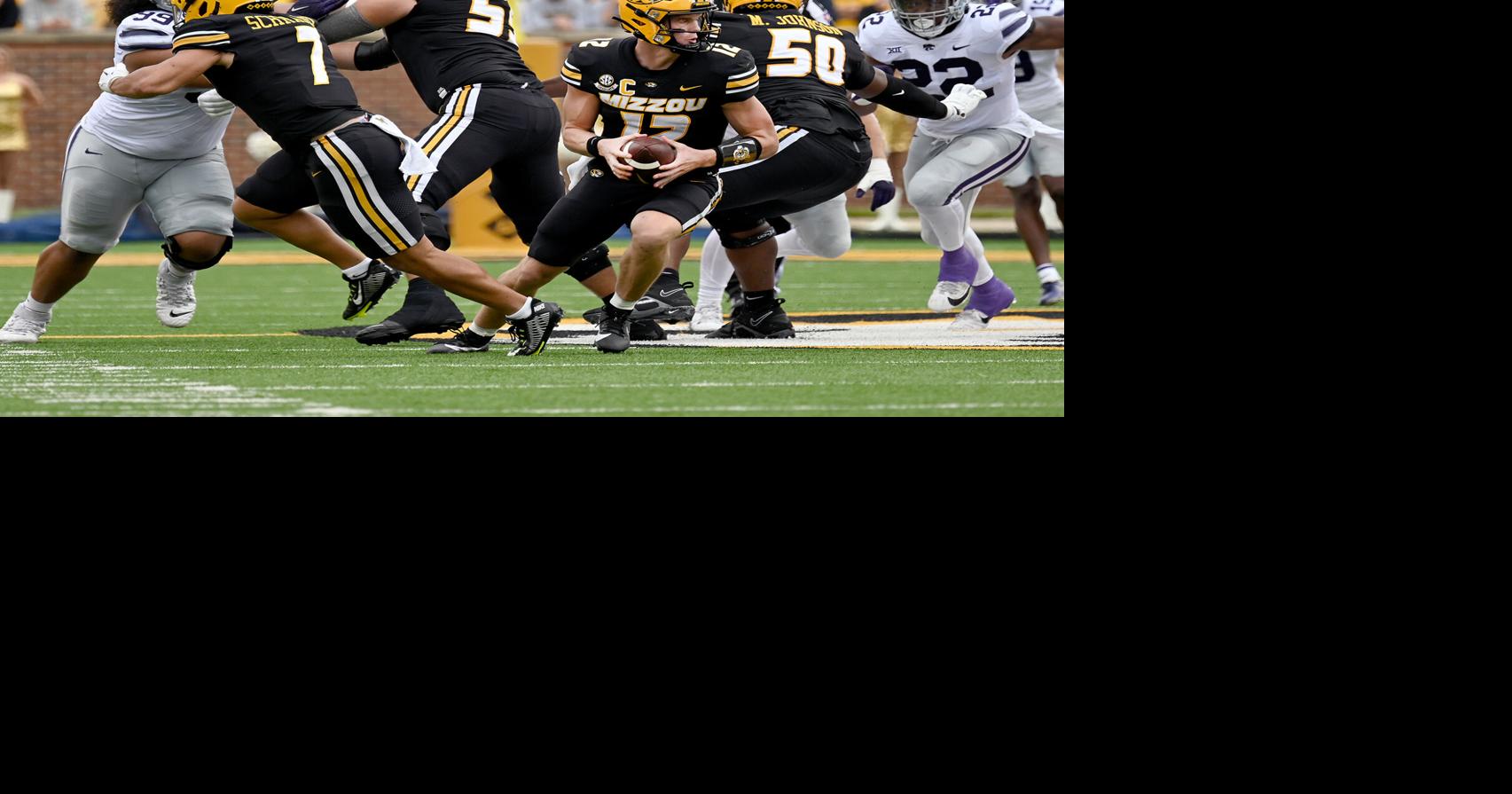 Mizzou quarterback Brady Cook breaks out of the pocket | Sports ...