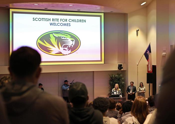 Mizzou players, coaches visit patients at Scottish Rite for Children in ...