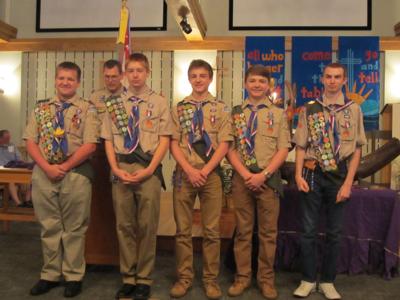 boy scout team eagle