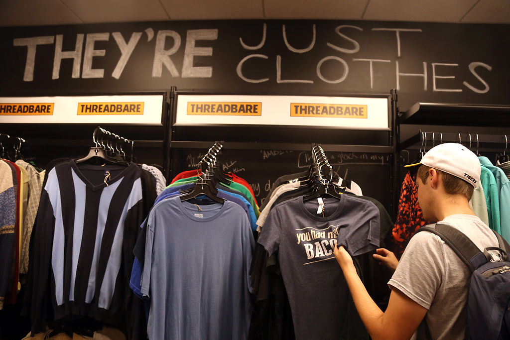 Never mind gender, ThreadBare sells used clothes by category | Higher ...