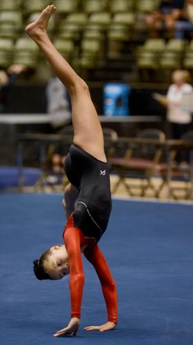 Athletes compete in the gymnastics event at Show-Me State Games | Other ...