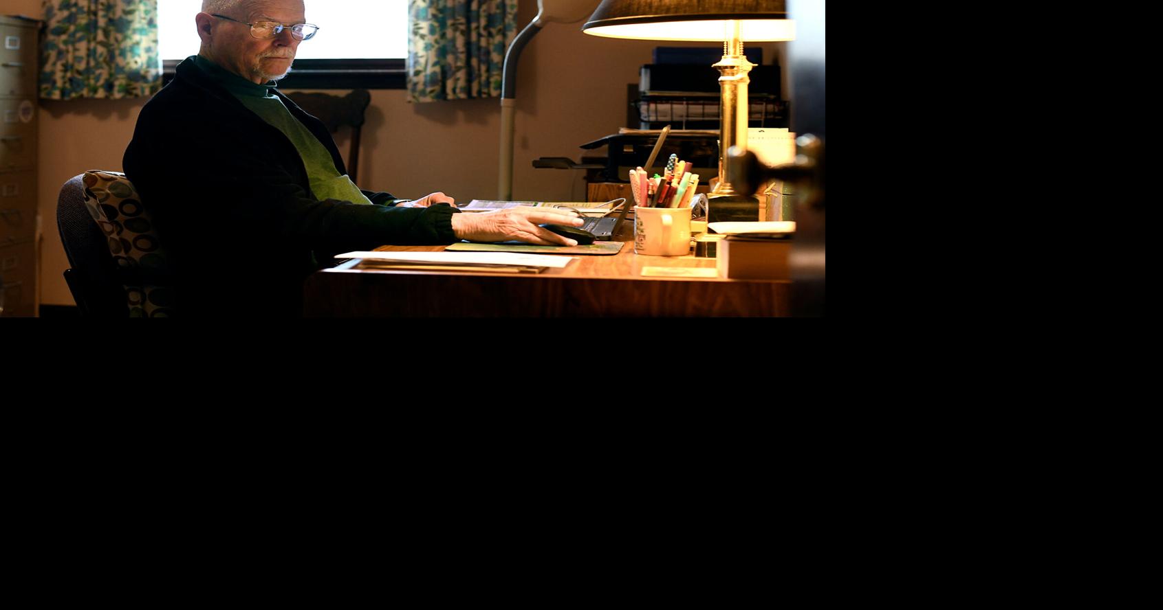 Dr. Robin Blake sits at his desk on Friday | News | columbiamissourian.com