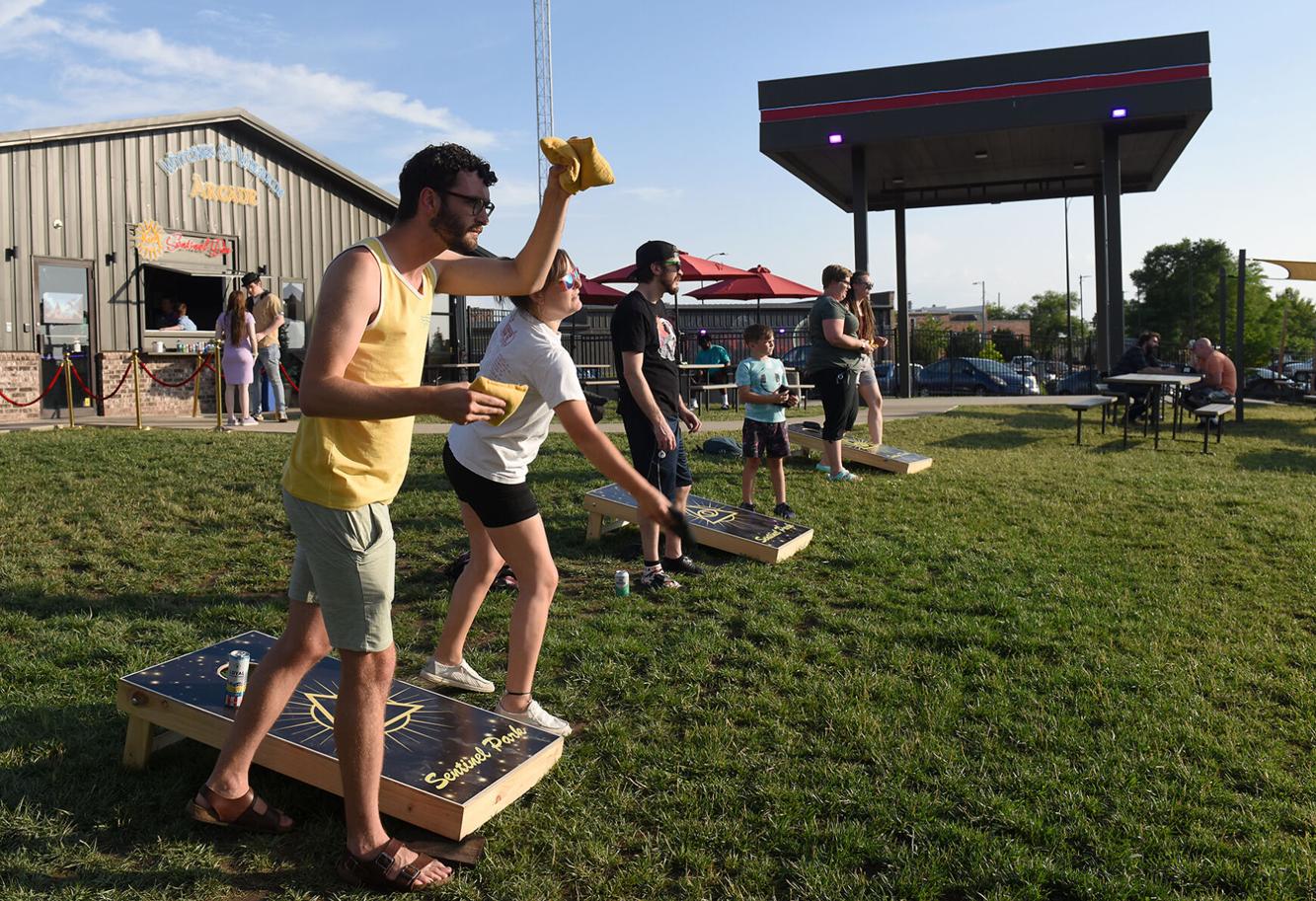 Arcade District hosts first cornhole tournament | Local ...
