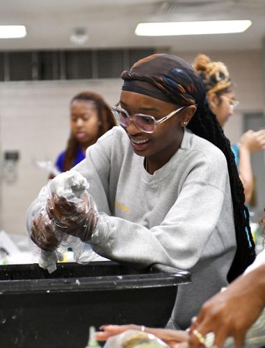 Students gather at 'Dye-ing to be Black' event to discuss gun violence ...