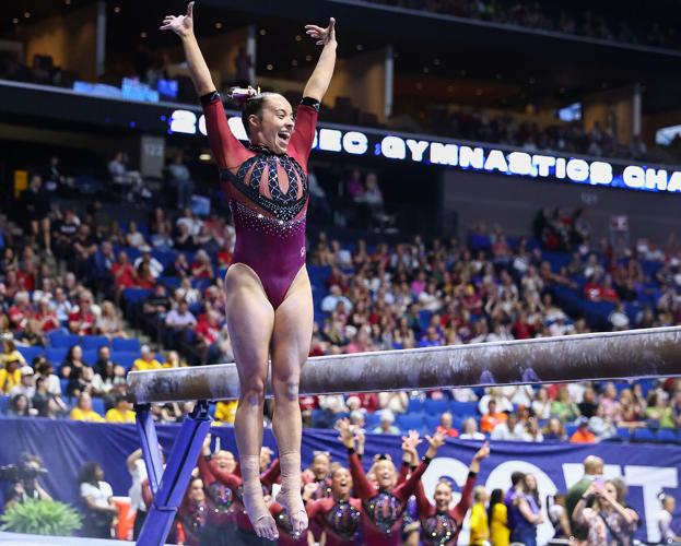 No. 3 Gators top No. 1 Sooners in 2026 SEC Gymnastics Championships ...