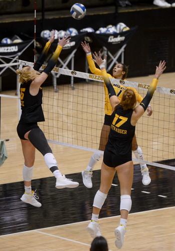 MU Volleyball show off their skills during a scrimmage match | Sports ...