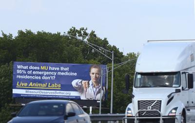 Advocacy group posts billboards to stop live animal use in MU School of ...