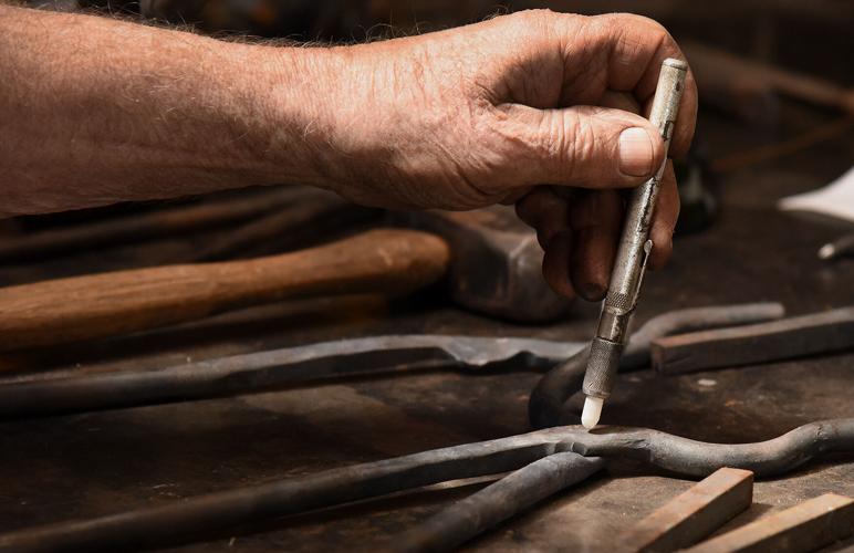 Traditional blacksmith uses craft to educate and create | Visuals ...