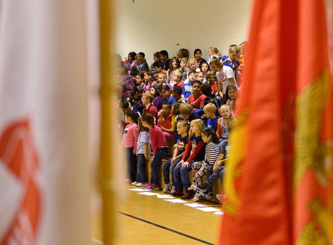 New Haven Elementary honors veterans with applause, song at assembly ...