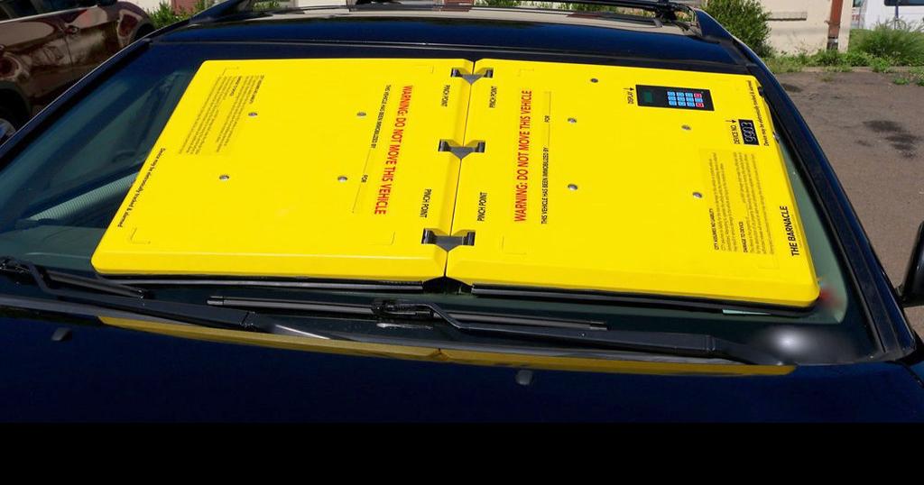 The 'Barnacle' will stick to your windshield until unpaid tickets are ...