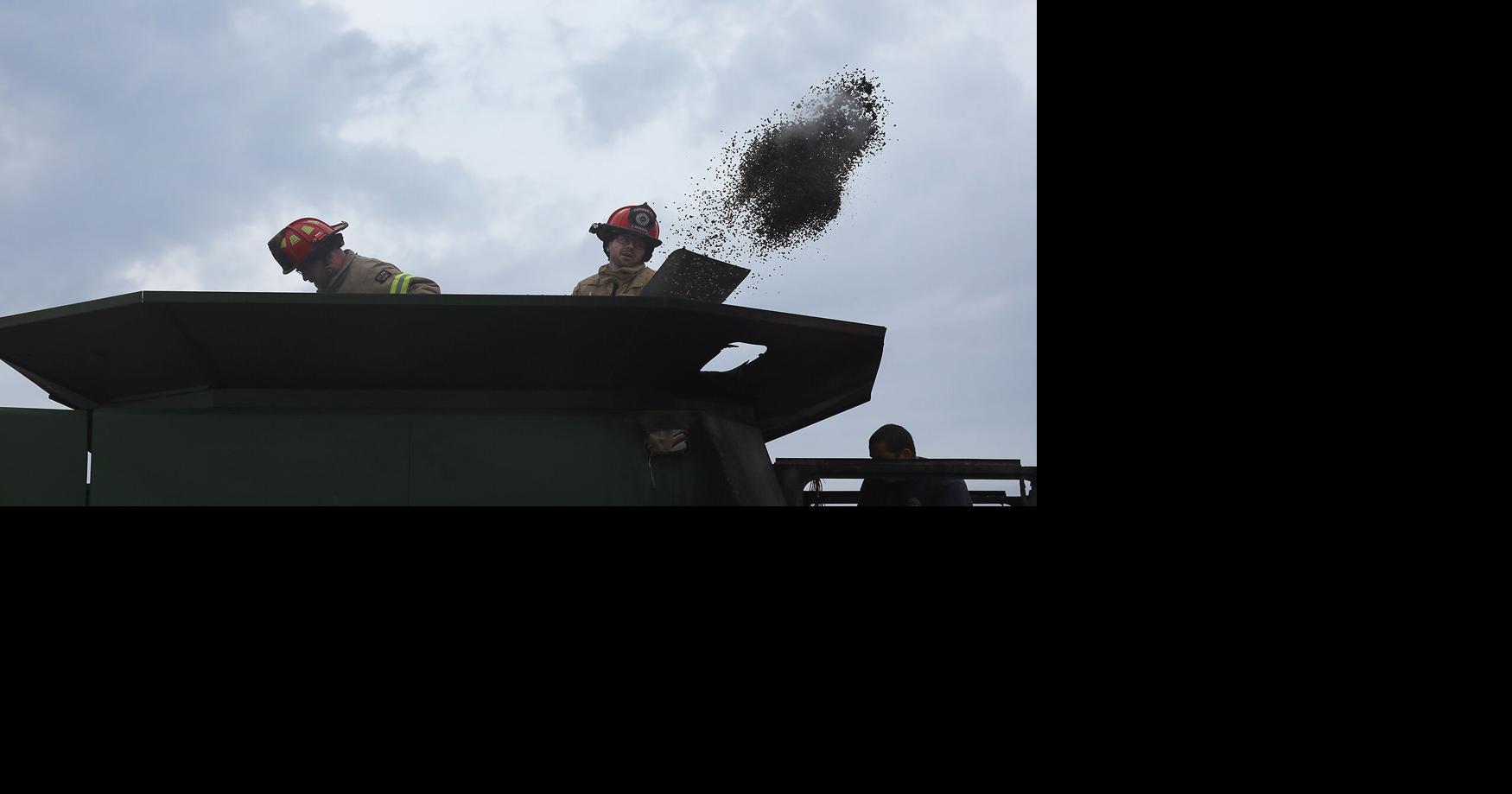 Cooper County Fire Captain Nathan Brandes, left, and Lieutenant Jeff ...