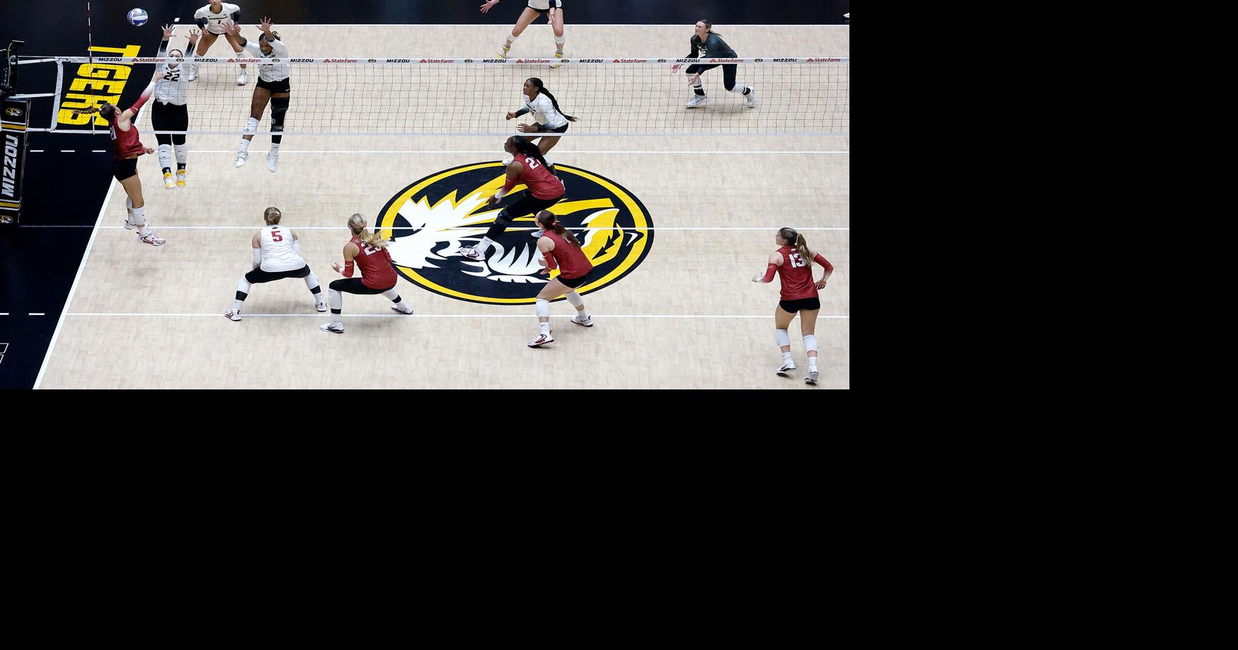 Mizzou volleyball secures Battle Line Rivalry win over Arkansas ...