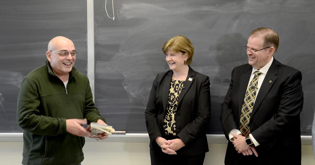 Three MU professors surprised by Kemper Fellowship, Cartwright, checks ...
