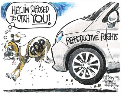Car Catching the Dog | Darkow | columbiamissourian.com