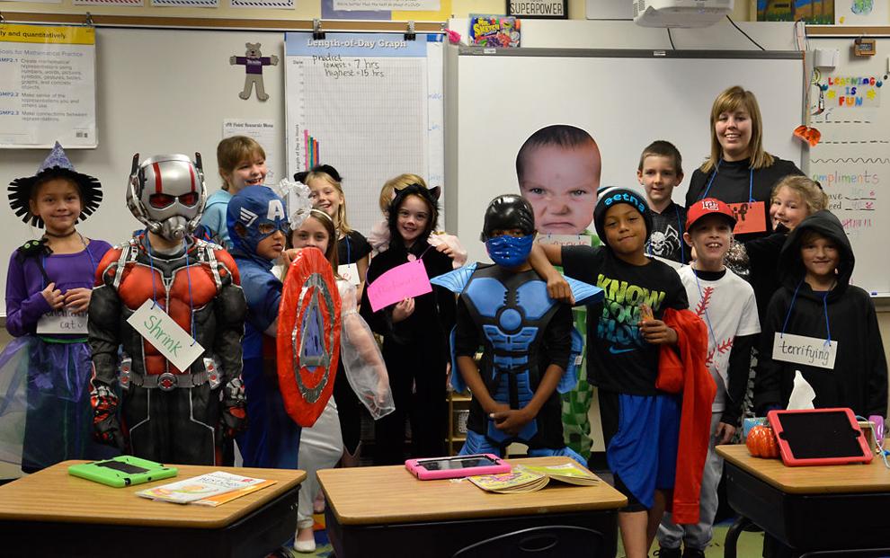 Elementary students celebrate Halloween and learning with vocabulary ...