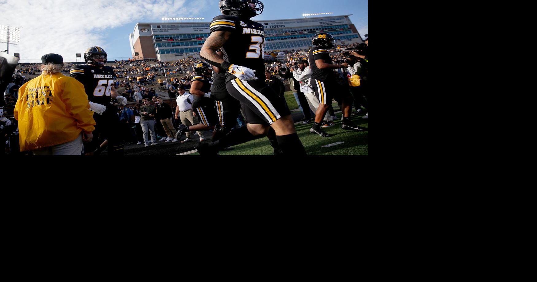 The Mizzou football team runs onto the field (copy) | Mizzou Football ...