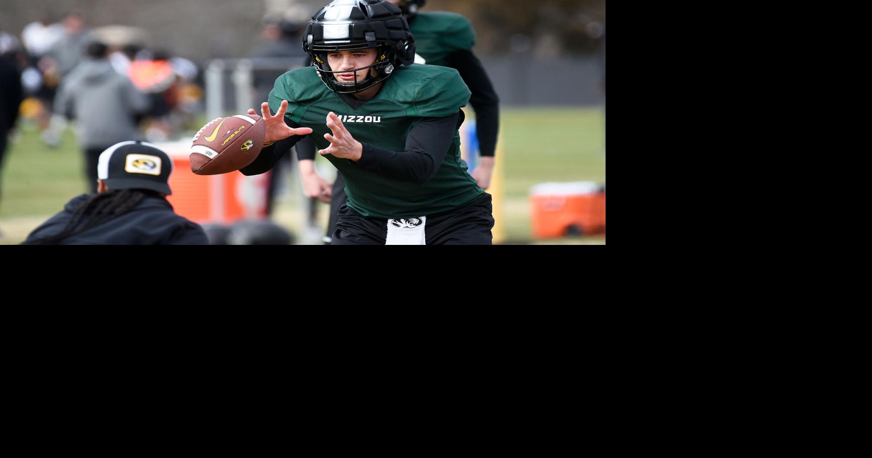 Jake Garcia receives the football Tuesday at Kadlec Athletic Fields ...