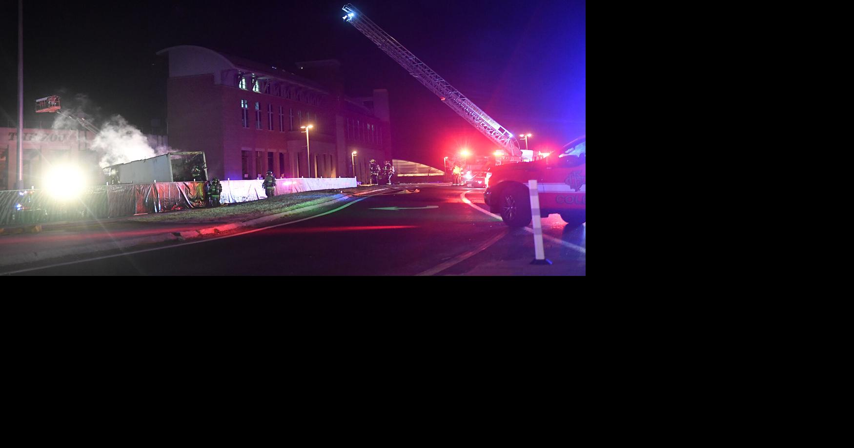 Crews respond to a truck fire outside Memorial Stadium | Local ...