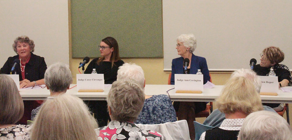 Female judges reflect on careers during panel to celebrate women's ...