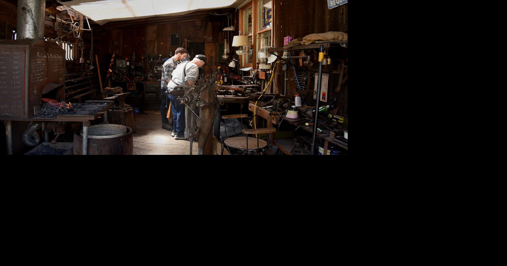 Traditional blacksmith uses craft to educate and create | Visuals ...