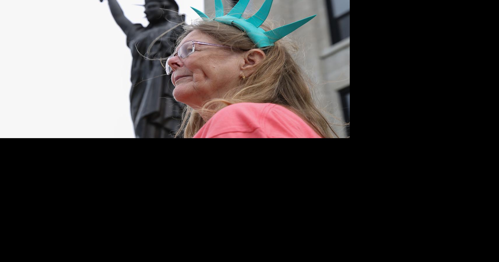 After 75 years, this small Statue of Liberty was restored to shine ...
