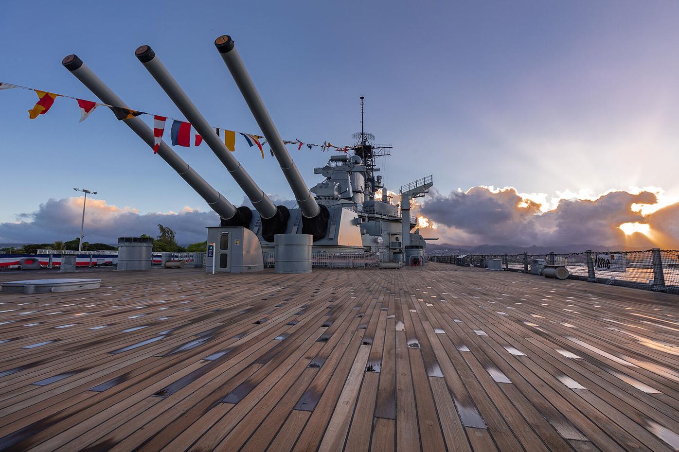 uss missouri surrender deck