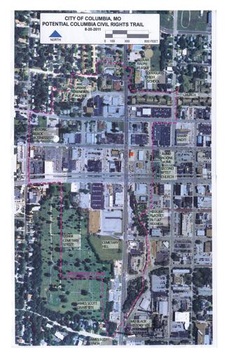 Map of Civil Rights Trail | Visuals | columbiamissourian.com