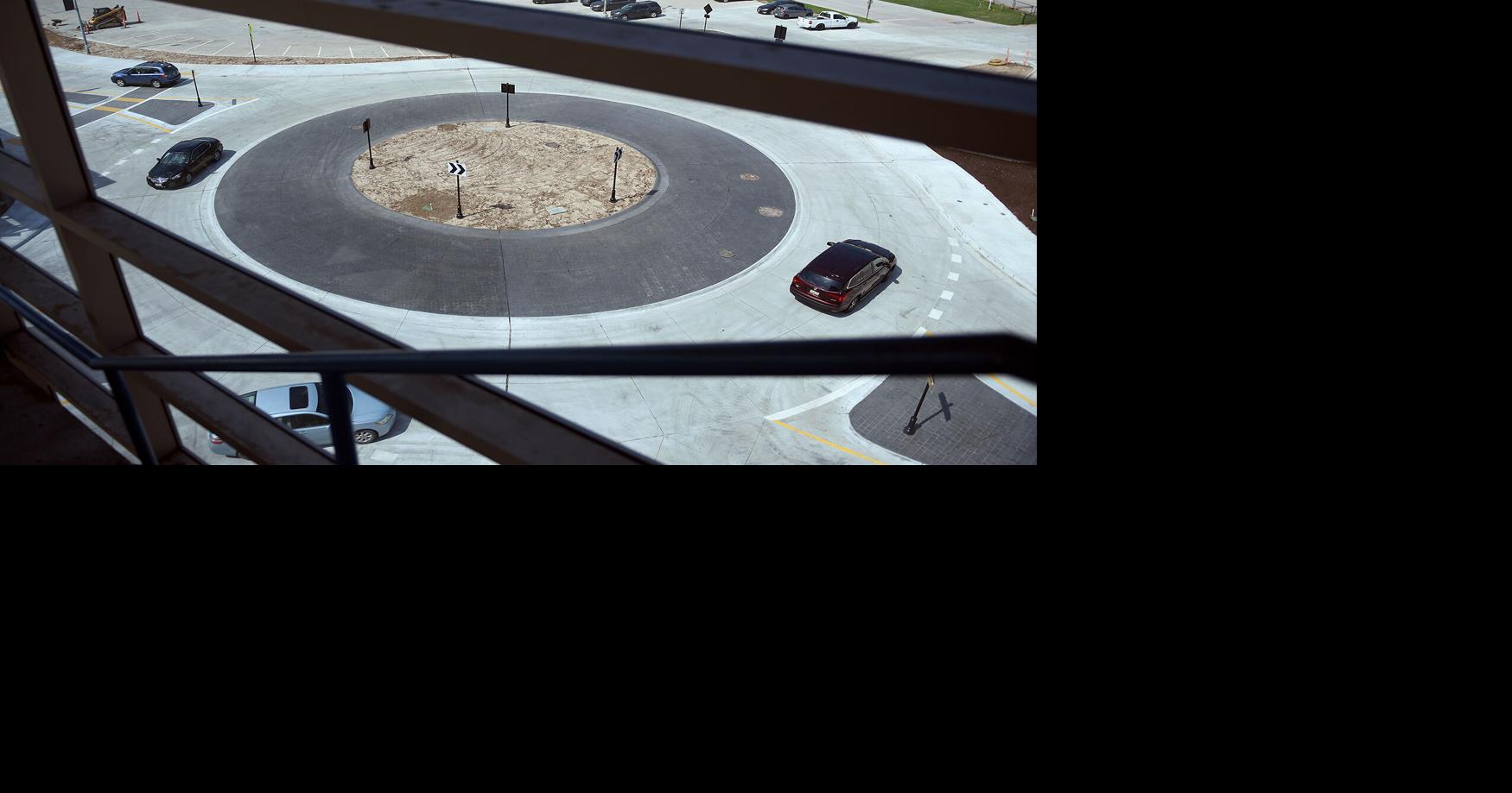 Roundabout at Tiger Avenue and Hospital Drive opens to drivers | Higher ...