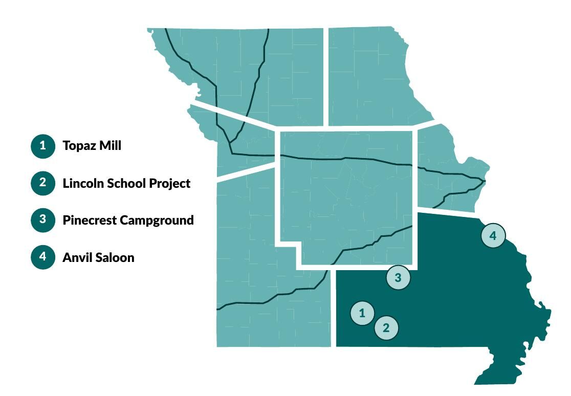 Summer Tourism Map SE | Tourism | columbiamissourian.com